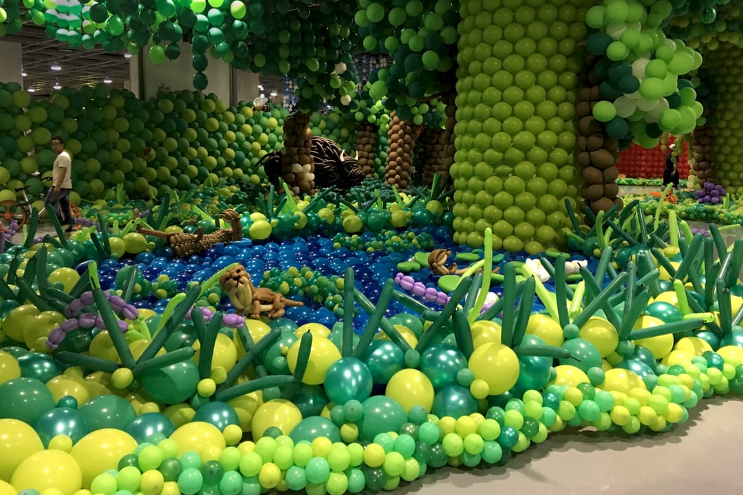 Miss Donna's ballooon decoration Enchanted Balloon Forest